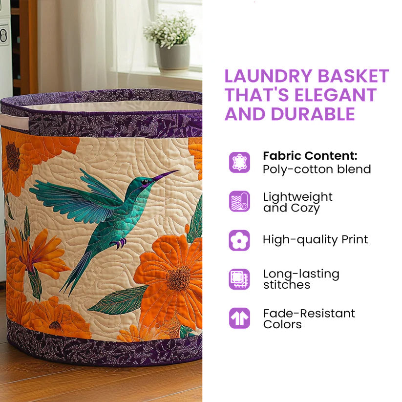 Rainbow Stack Quilted Laundry Basket | book – snivaro